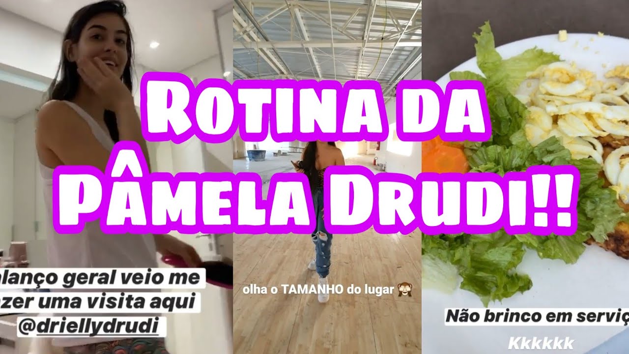 Rotina da Pâmela Drudi +Balanço geral Drielly Drudi - YouTube