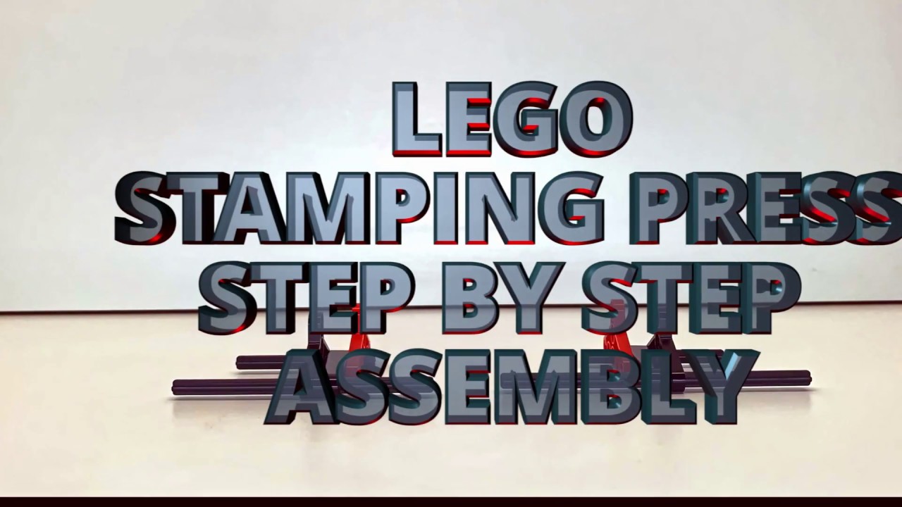 Lego Press Assembly - YouTube