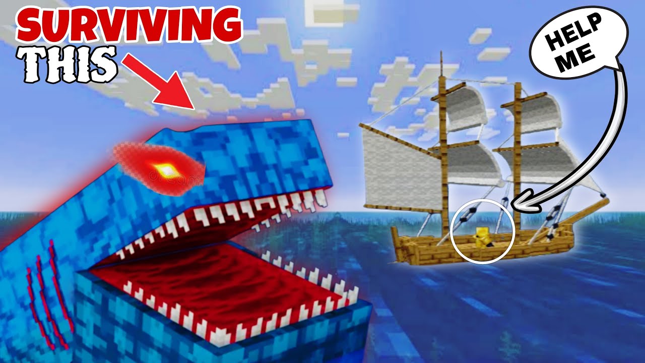 Surviving The BLOOP in Minecraft (The Ultimate Battle) - YouTube