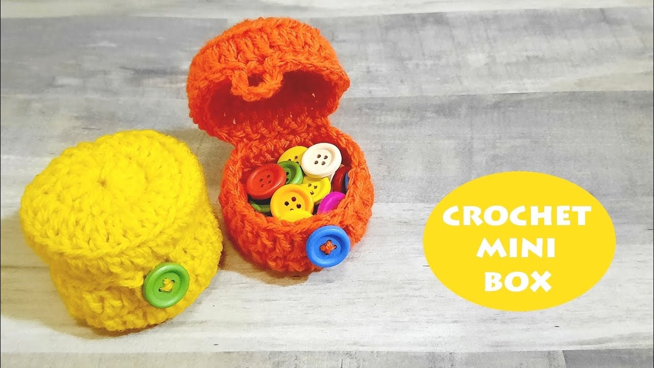 Crochet Mini Box | Crochet With Samra - YouTube