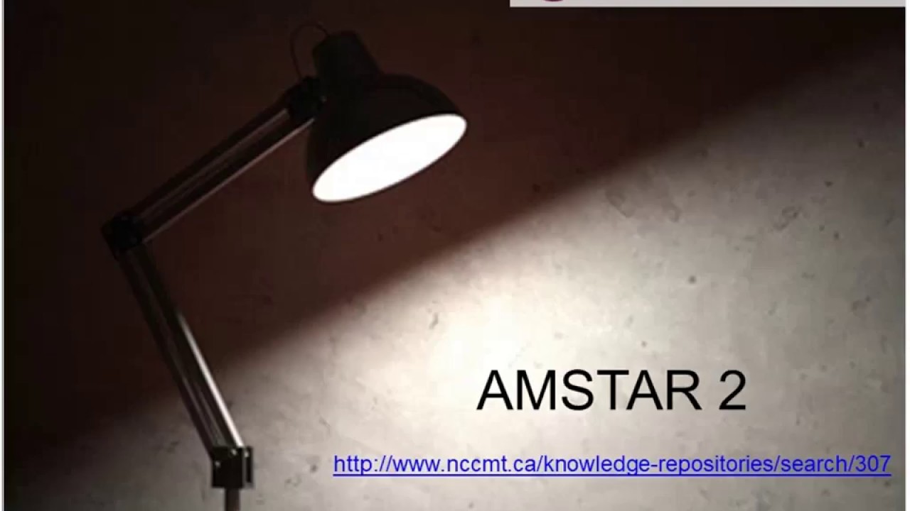 Spotlight on Methods and Tools: AMSTAR 2 - YouTube