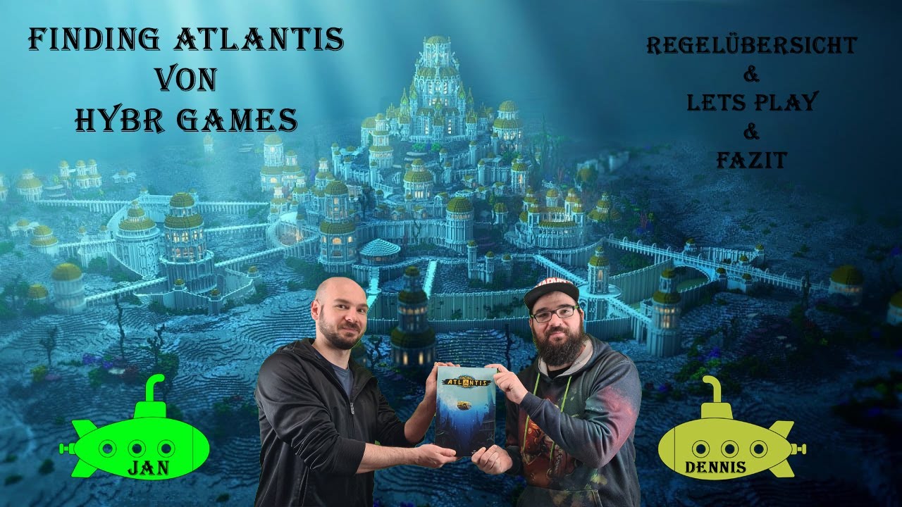 Finding Atlantis von HYBR Games - Regelübersicht, Lets Play und Fazit - YouTube