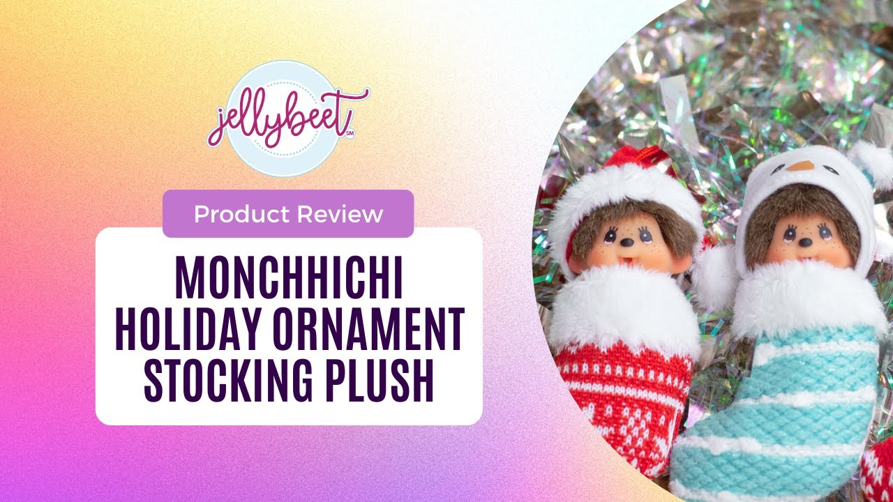 Monchhichi Holiday Ornament Stocking Plush - YouTube