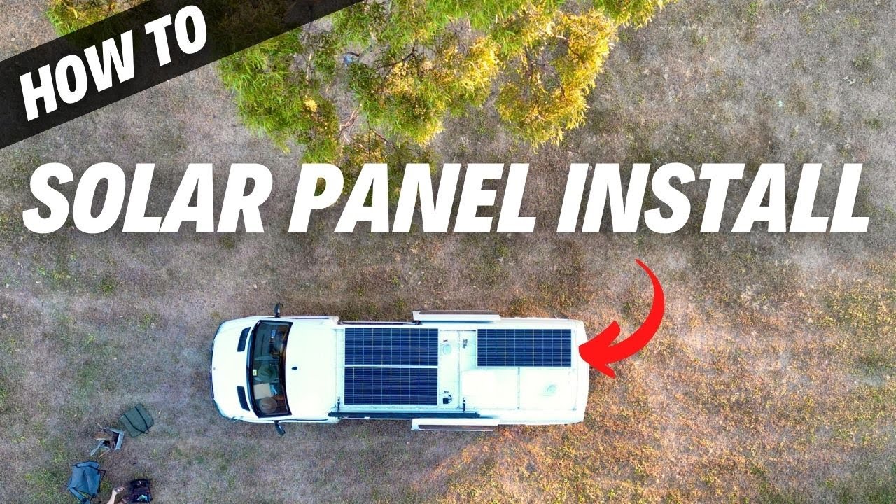 How to Install Solar Panels - EP11 Van Build - YouTube
