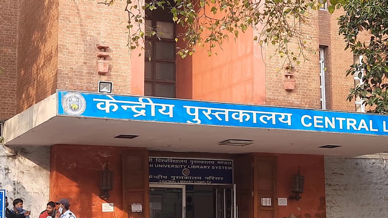 Central Library of Delhi University, what's app Status. Best Library ...