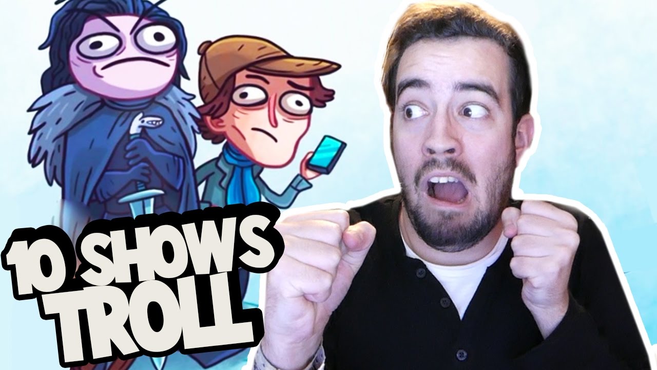 AS 10 SÉRIES DE TV MAIS TROLL | Trollface Quest TV (Grátis) - YouTube