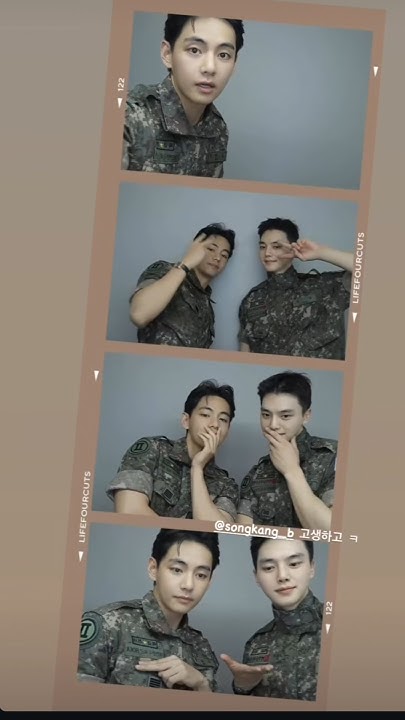 Taehyung & Namjoon both are supper excited for tomorrow ♡ insta update of them💜 #taehyung #rm # ...