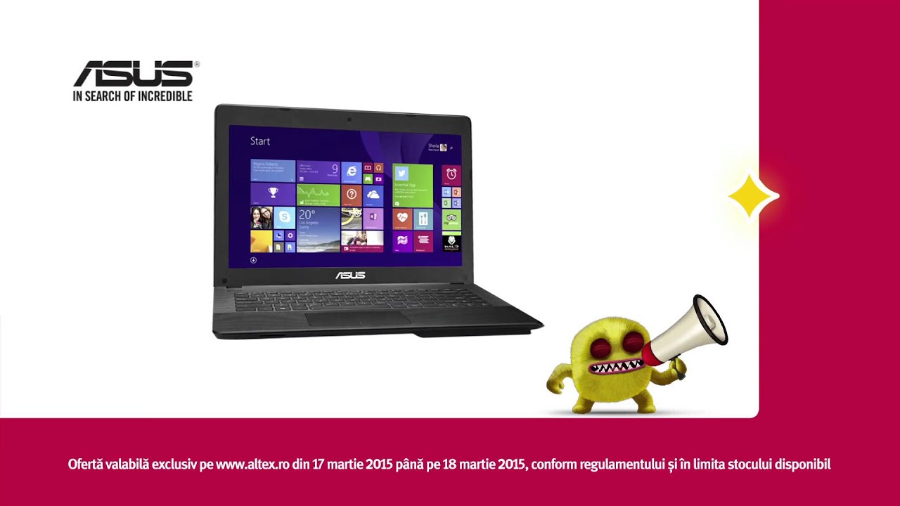 ALTEX Noaptea Devoratorilor de Preturi 17 martie 2015 - Laptop ASUS ...