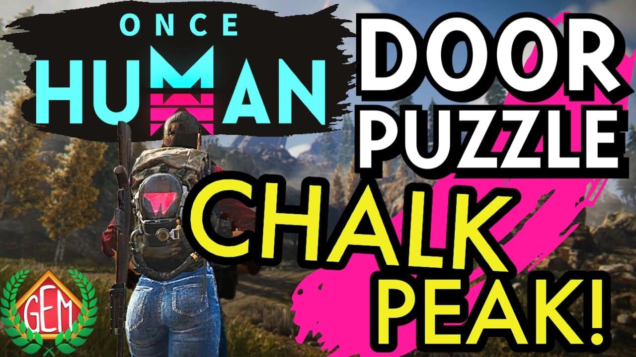 Once Human Chalk Peak Door Puzzle - YouTube