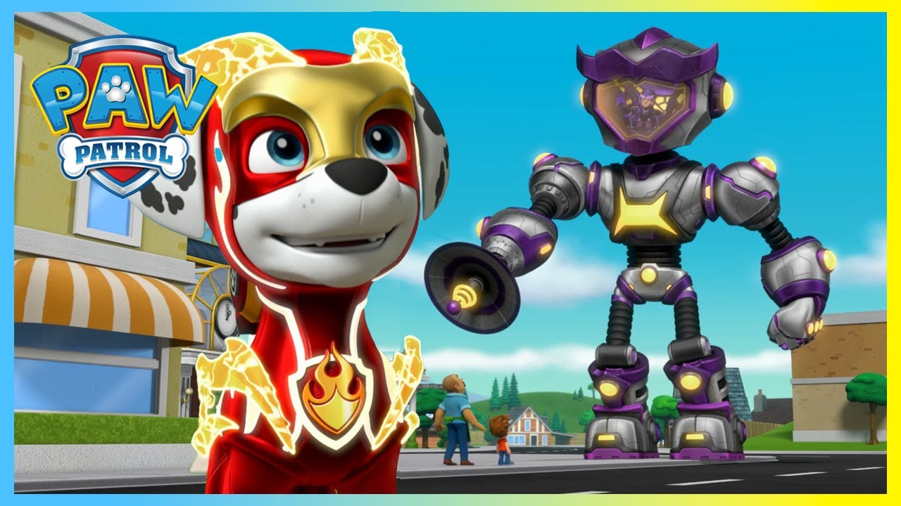 Mighty Pups defeat Super Villains with the Mighty Twins+more! | PAW Patrol | Cartoons 2H ...