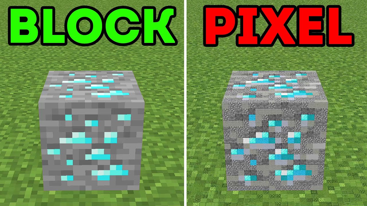 blocks inside pixels - YouTube