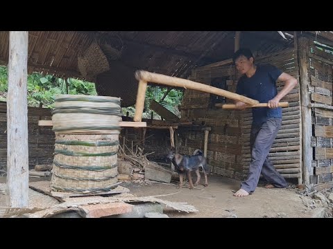 Crafting the primitive rice peeling machine, Survival Instinct ...
