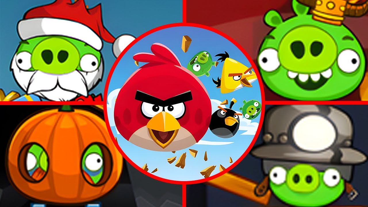 Angry Birds The Texture-ening - All Bosses (Boss Fight) - YouTube