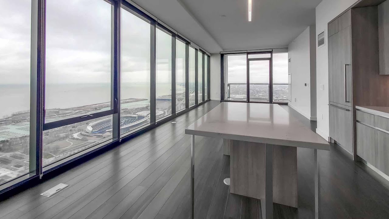 A South Loop 3-bedroom, 3-bath 3S-A at the iconic NEMA apartments - YouTube