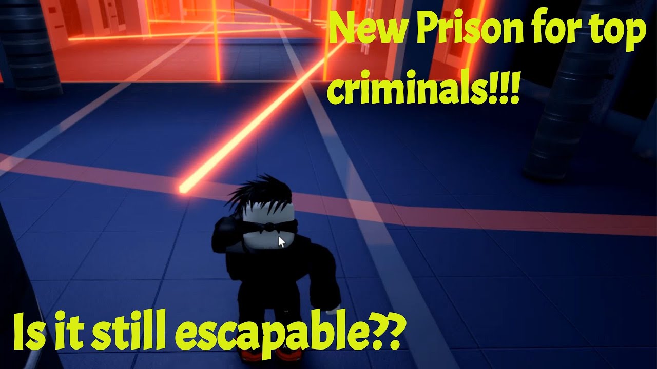 escaping the new high security prison for top criminals!| Roblox ...