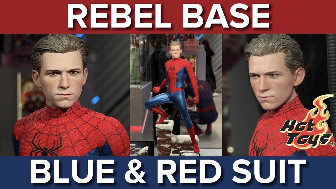Hot Toys Spider-Man New Red & Blue Suit HD Preview | Rebel Base Store ...