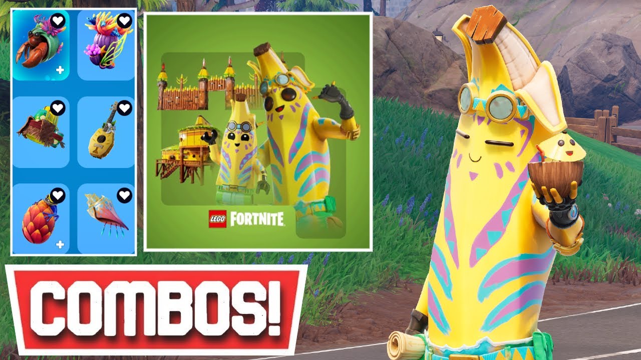 New Best Island Adventure Peely Skin Combos Fortnite Youtube