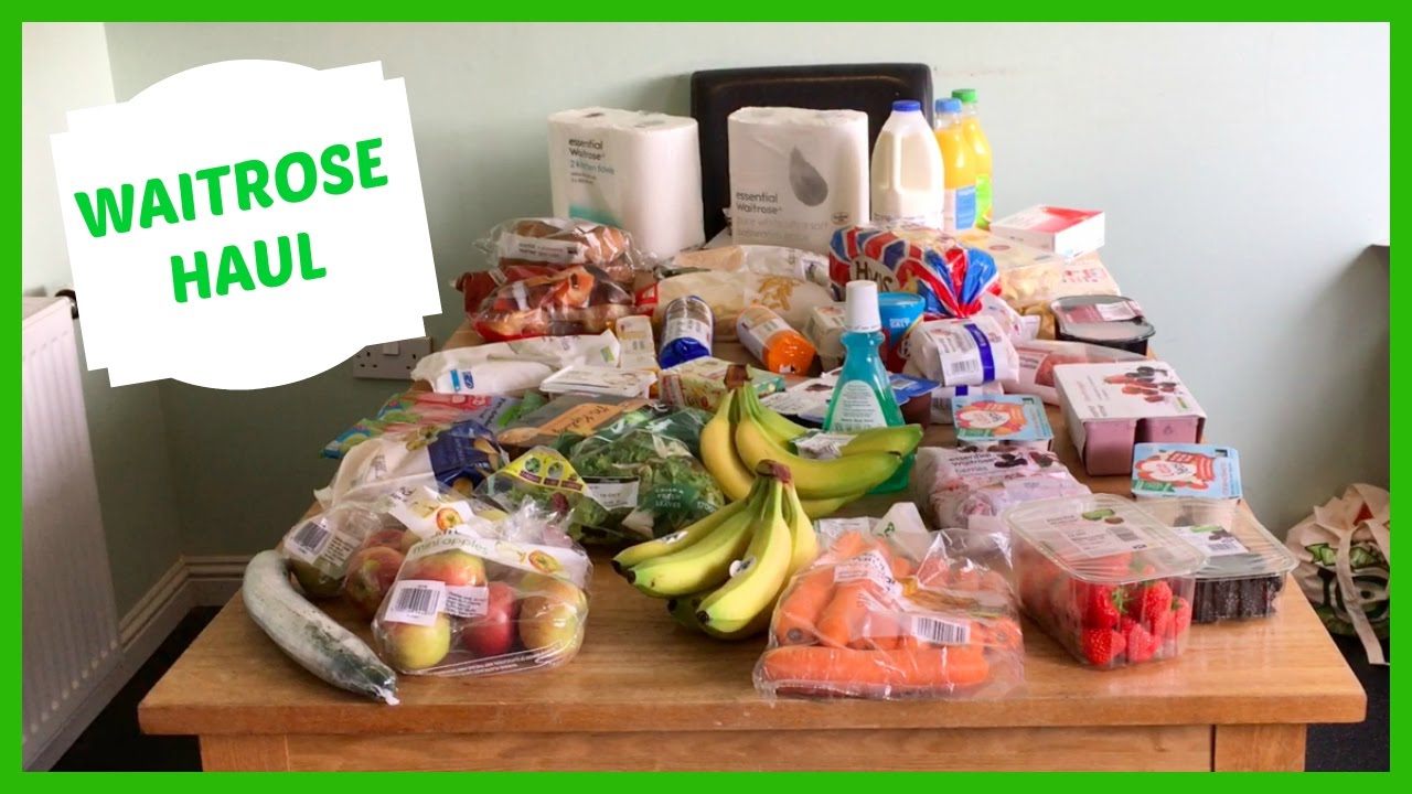 WAITROSE GROCERY SHOPPING HAUL - FAMILY OF 5! - YouTube