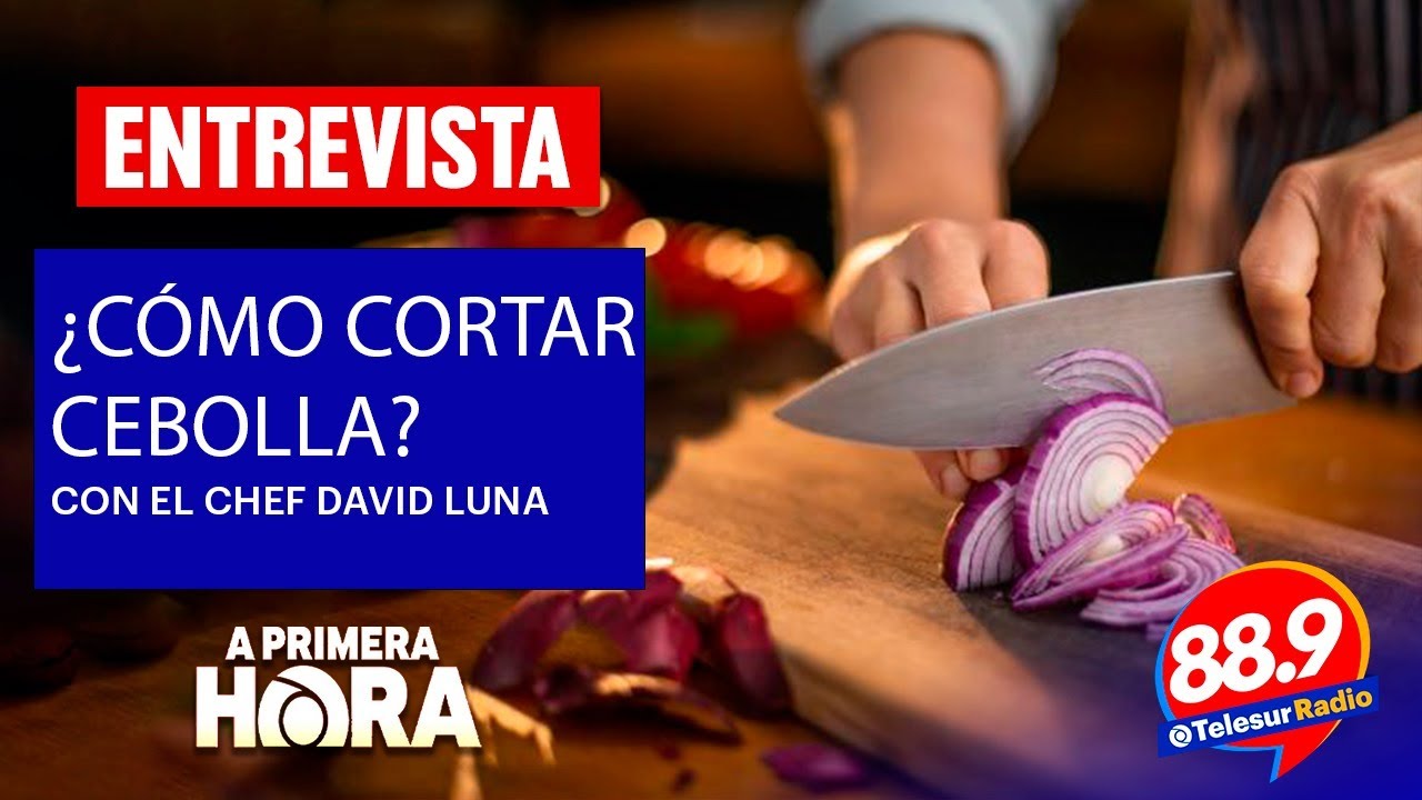 Cómo cortar una cebolla como todo un experto - YouTube