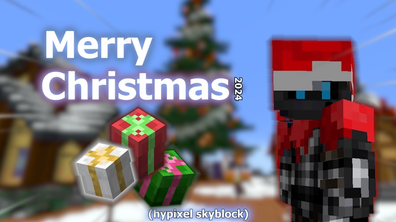 Christmas In Hypixel Skyblock 2024 - YouTube