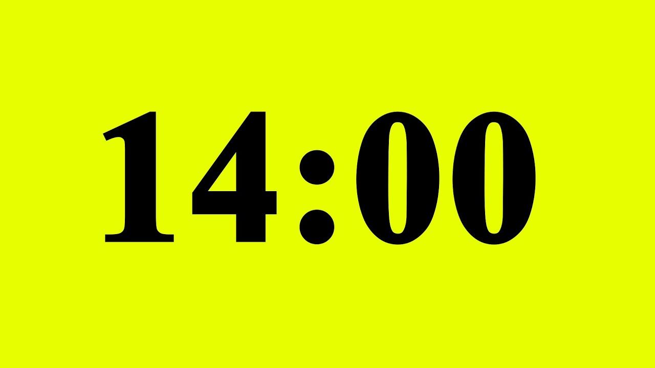 14 Minute Timer - YouTube