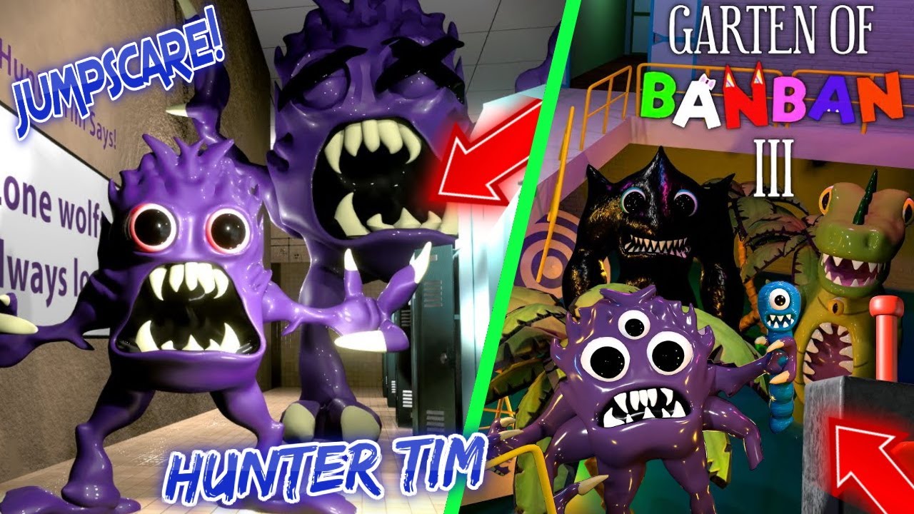 ¡DESBLOQUEAMOS el JUMPSCARE de HUNTER TIM, SHARKY CLEE Y MR. COCODRILO ...