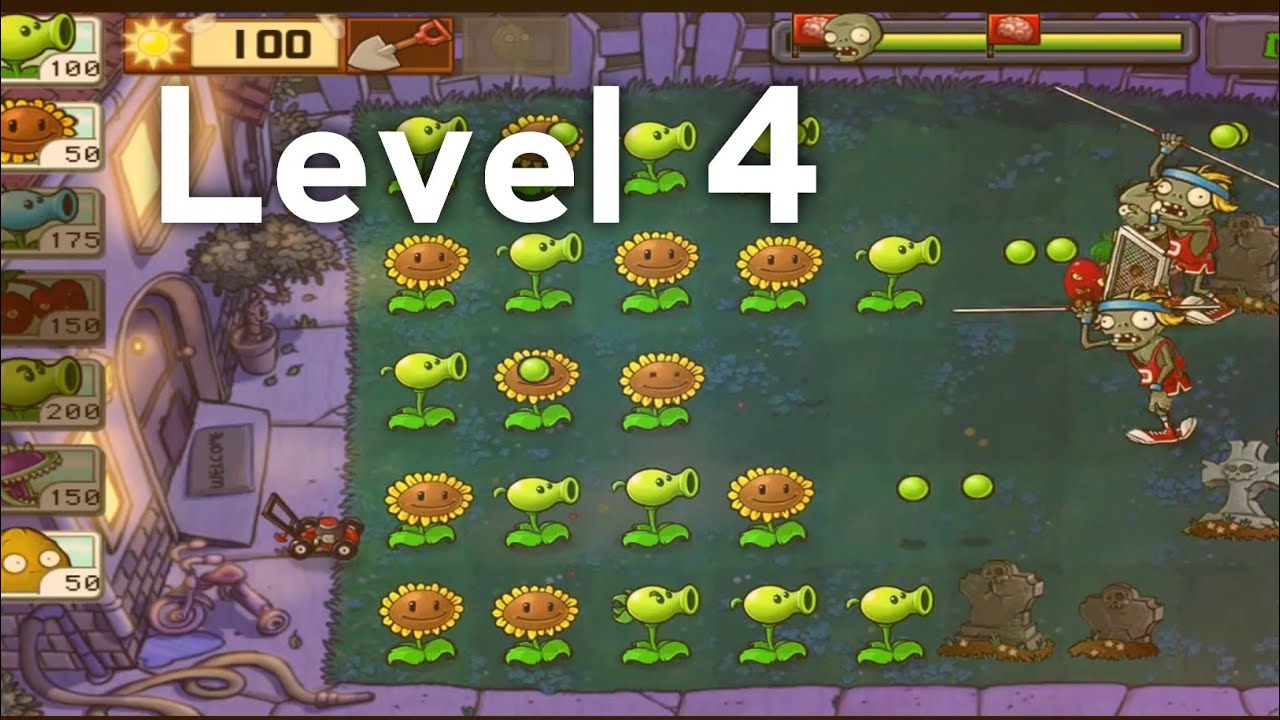 Plants vs Zombies Gameplay - YouTube