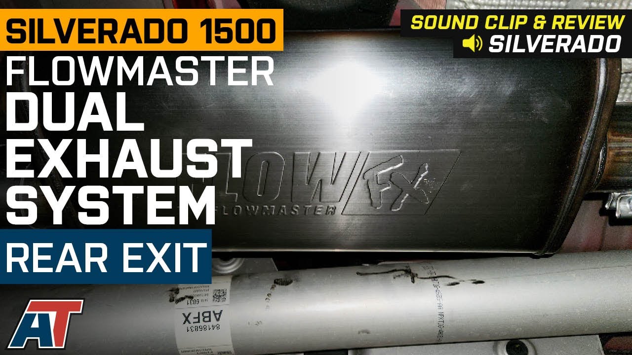 2019-2023 5.3L Silverado 1500 Flowmaster FlowFX Dual Exhaust System ...