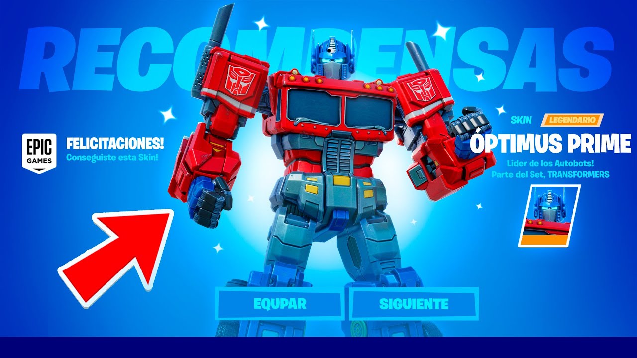 Así Será OPTIMUS PRIME en Fortnite! - YouTube