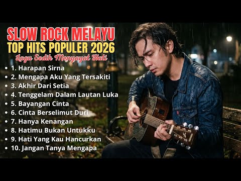 KUMPULAN LAGU SEDIH MENYAYAT HATI - SLOW ROCK MELAYU TERBARU 2026 / Lagu Pop Minang / Slow Melayu🎶