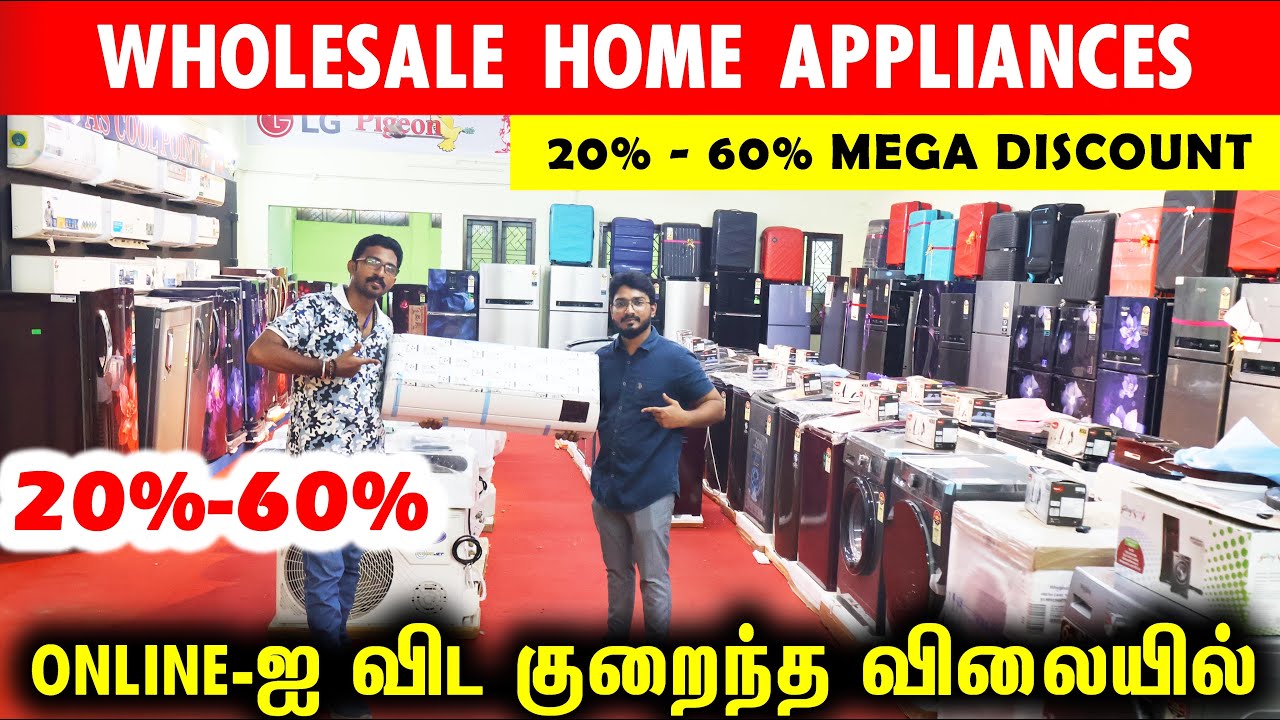 Cheapest Home Appliances Shop In Chennai | LED TV Fridge Washing ...