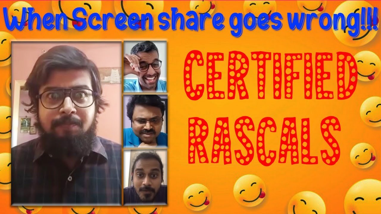 Screen share goes wrong | Certified Rascals - YouTube