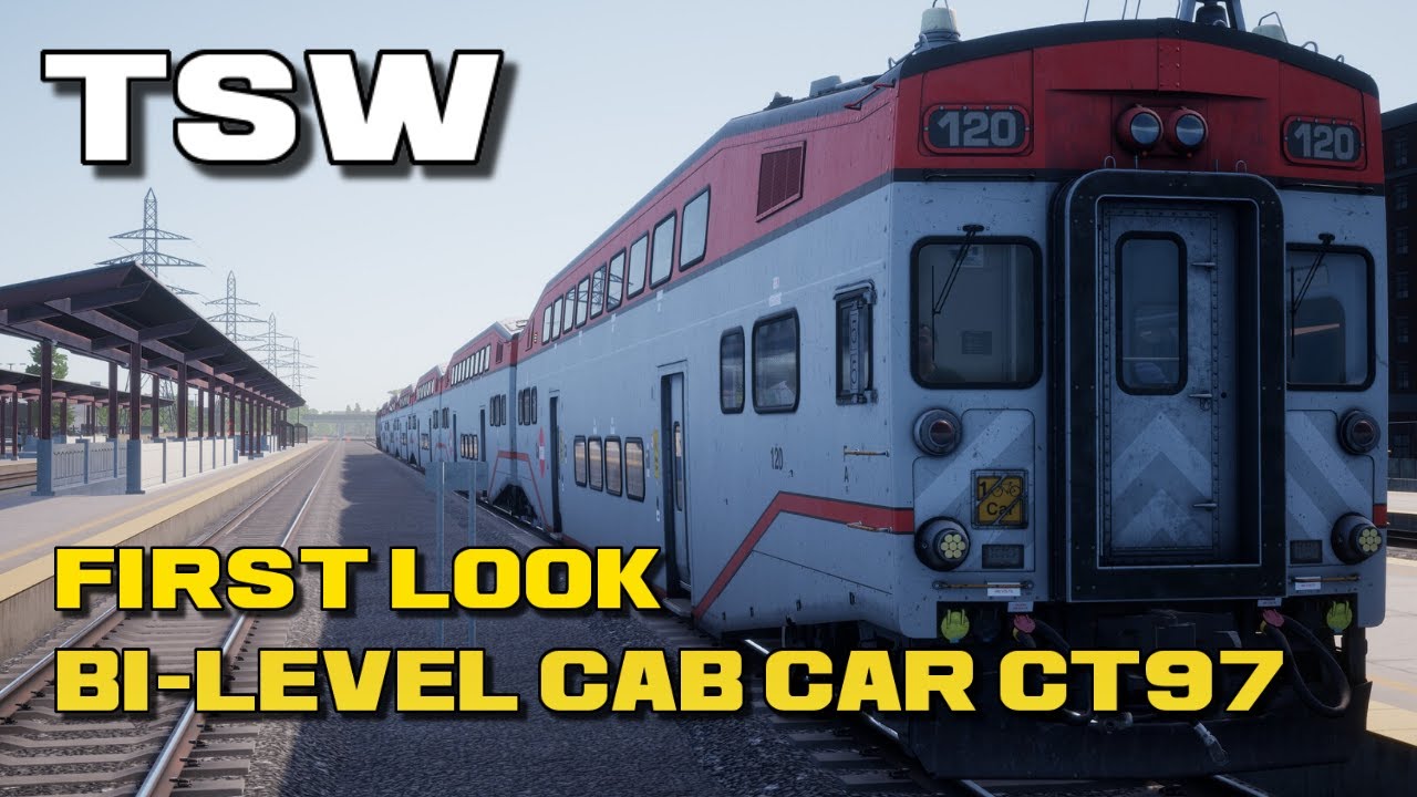 Bi Level Cab Car Introduction No Commentary Train Sim World - YouTube