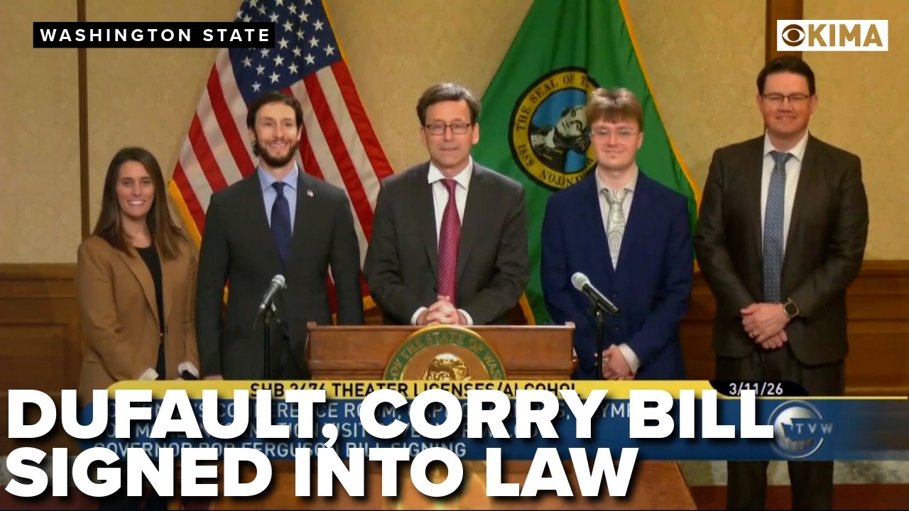 Dufault, Corry Bill Signed by Governor Ferguson - YouTube