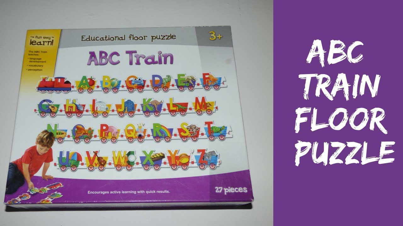 “ABC Train” - Educational Floor Puzzle - YouTube