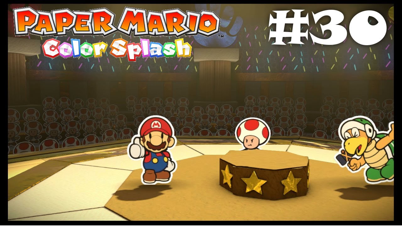 Let's Play: Paper Mario Color Splash - Roshambo Temple 4 - YouTube