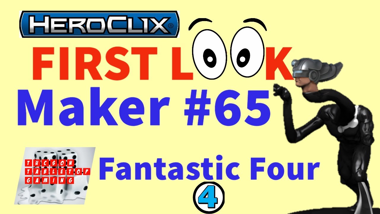 Heroclix Preview - Maker #065 - Fantastic Four - YouTube
