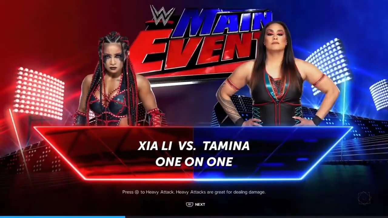 WWE 2K24 Xia Li Vs Tamina - YouTube