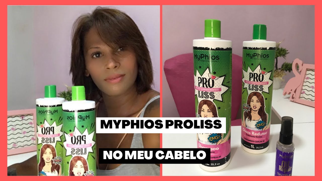 Progressiva Myphios Pro Liss no meu Cabelo / passo a passo como eu fiz ...