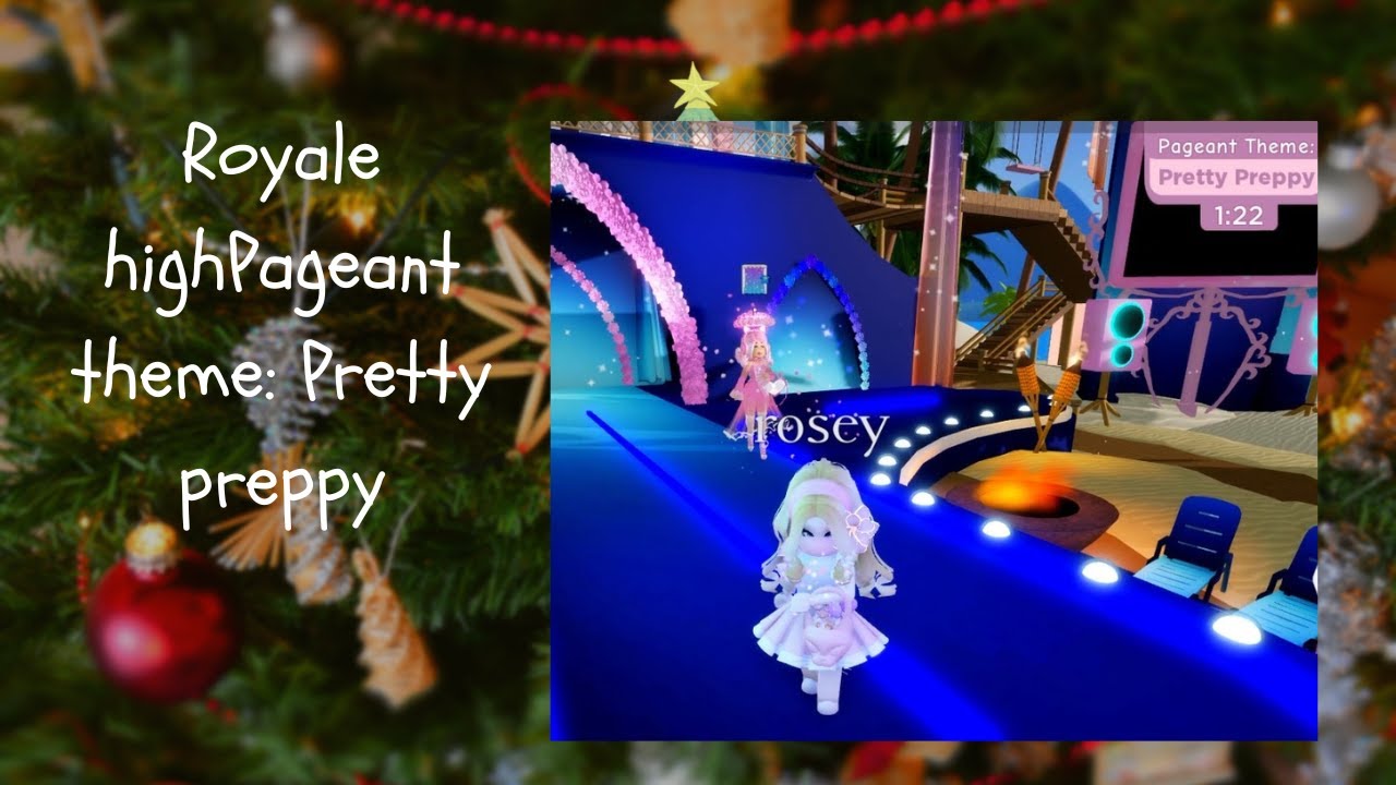 royale high| Pageant theme: Pretty preppy |#Roblox #Royalehigh - YouTube