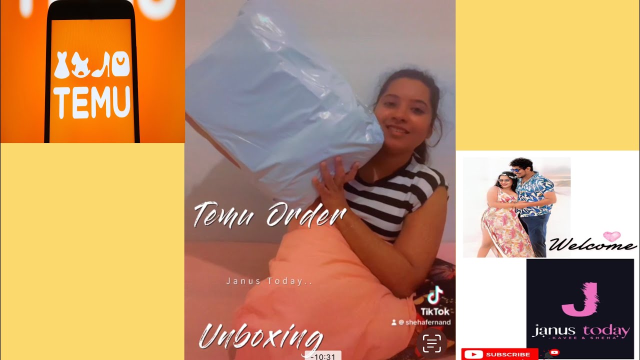 Gift pack | Temu Package Unboxing | මොනාද තියෙන්නෙ | මගේ පිස්සු වැඩ ...