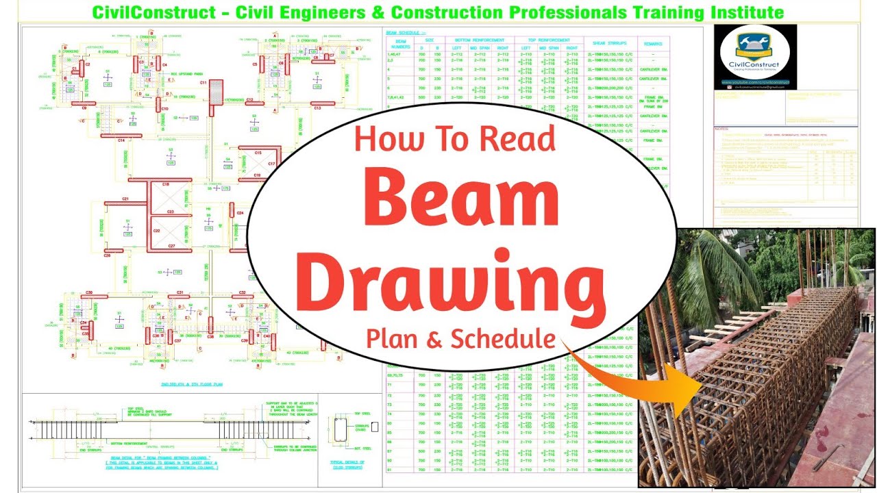 How To Read Beam Drawings: A Step-by-Step Guide - YouTube