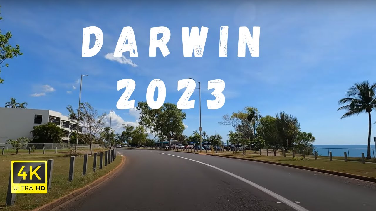 4K Darwin City Driving Tour 2023 - Charles Darwin University, Alawa ...