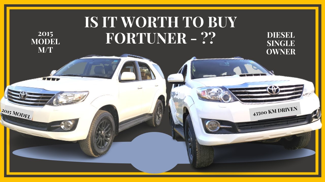 Toyota Fortuner 2015:Single Owner: 43500 KM Driven: Manual T/M Diesel Engine: Sale on Sunmotive ...