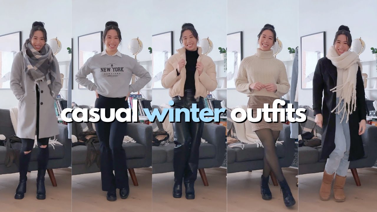 WINTER LOOKBOOK 2023 | casual winter outfits that are easy to recreate ...