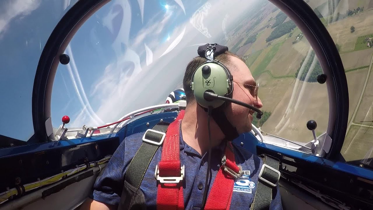 Ride inside Air Show trick plane - YouTube