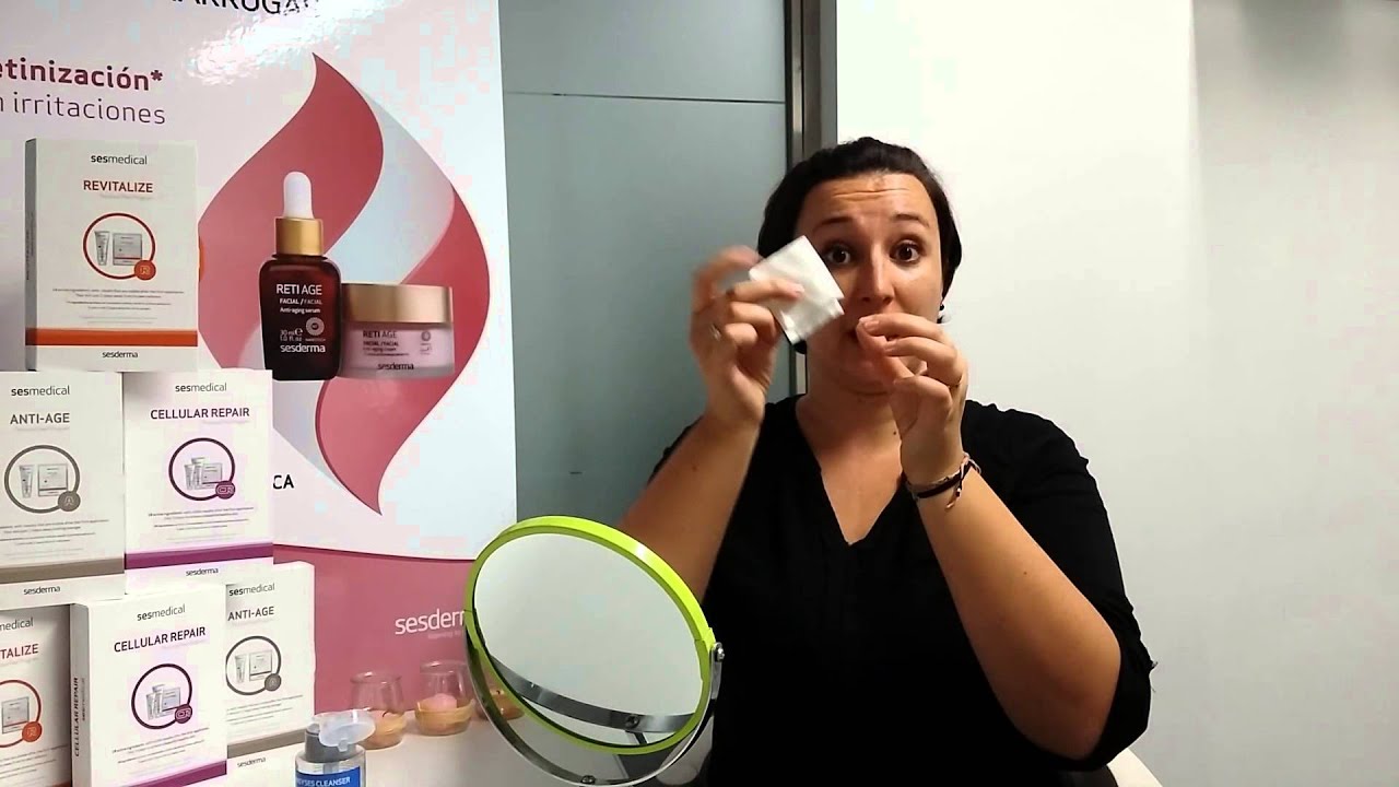 Cómo aplicar un peeling químico Sesmedical de Sesderma en casa - YouTube