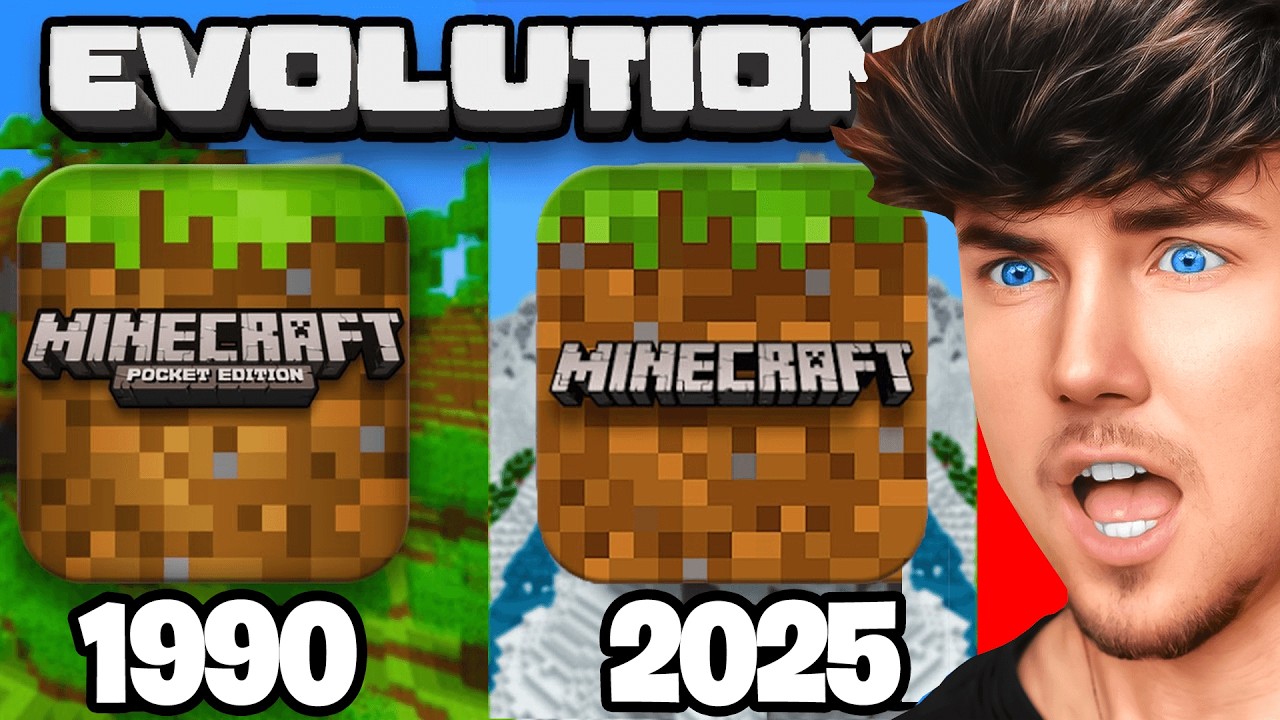 Die Entwicklung von Minecraft 1990-2025 - YouTube