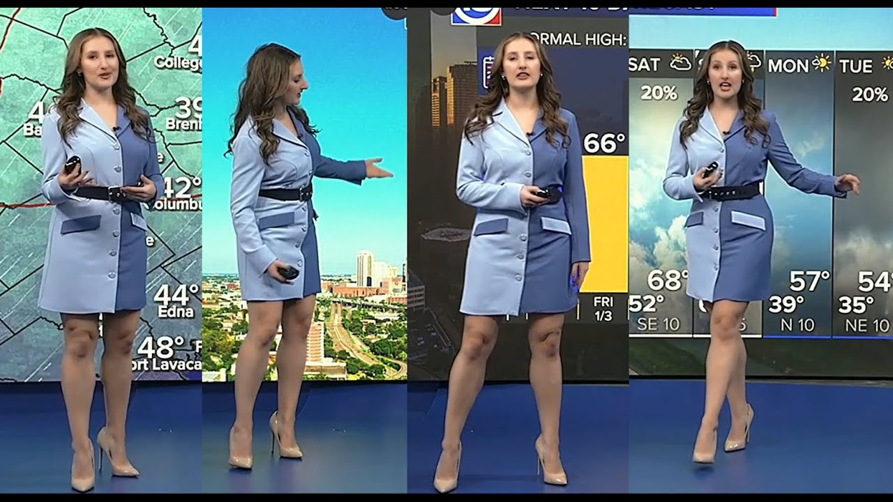 Elyse Smith with the evening Accuweather report for ABC13 Houston ...