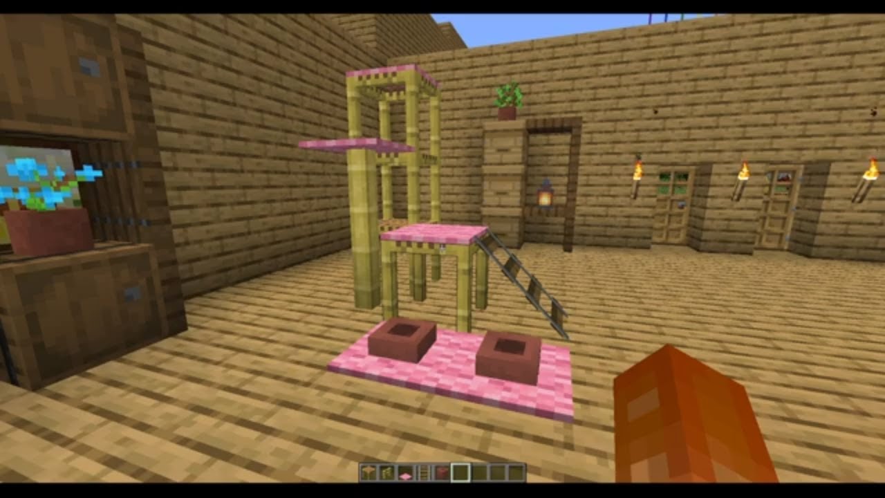Minecraft Cat Tree Build - SquishyMain - YouTube